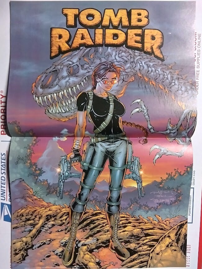 Tomb Raider Magazine (2001) #7 VF+ | Aphrodite IX | Top Cow | Titan ...