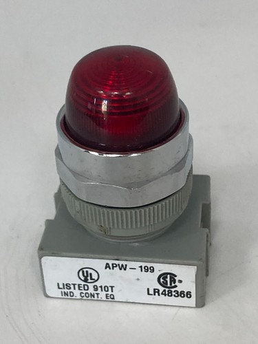 IDEC APW-199 PILOT LIGHT RED PANEL MOUNT 24V NNB | eBay