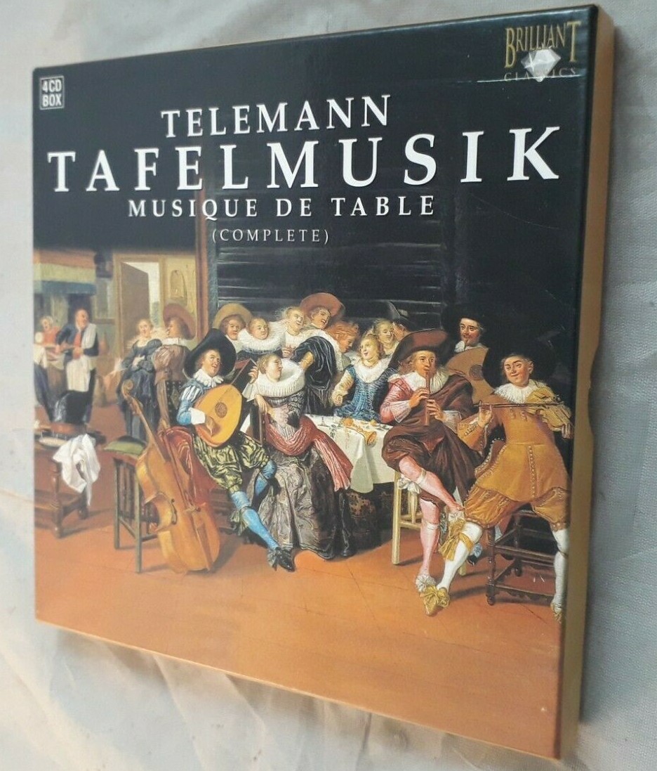 Georg Philipp Telemann Telemann Tafelmusik Complete CD 4 discs ...