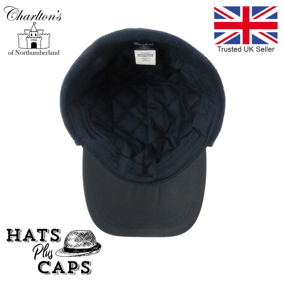 Waterproof Mountain Cap British Waxed Cotton Earflap Trapper Hat ...