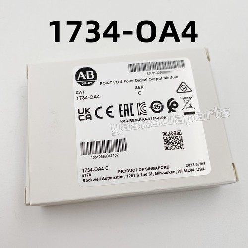 1734-OA4 Allen-Bradley Output Module POINT I/O Digital 2023 New Factory ...