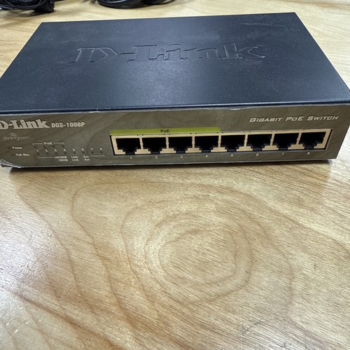D-Link 8-Port POE Desktop Switch | DGS-1008P - Used | eBay