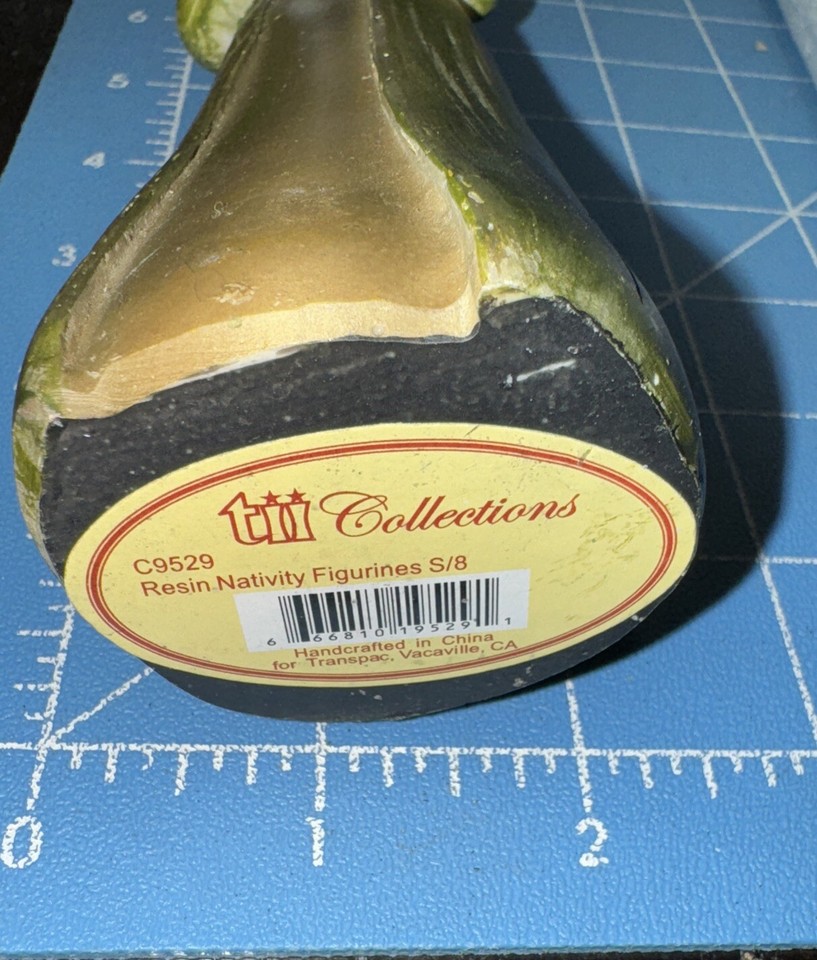 TII Collections Nativity Figurine WISEMAN Holding Lamb Christmas ...