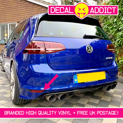 3 Stripes Reflector Decals x 2 for VW Golf MK7 R & R-Line | eBay UK