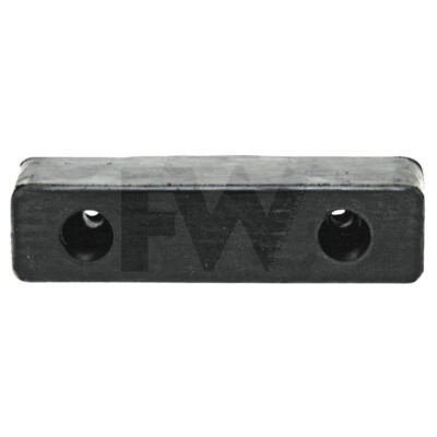 Rammpuffer 200 x 52 x 60 mm, 2 Loch Rammschutz Gummipuffer | eBay.de