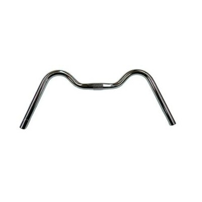 Steel Cruiser Moustache Handlebars — 25.4mm Clamp / 52.5cm Wide / CP ...