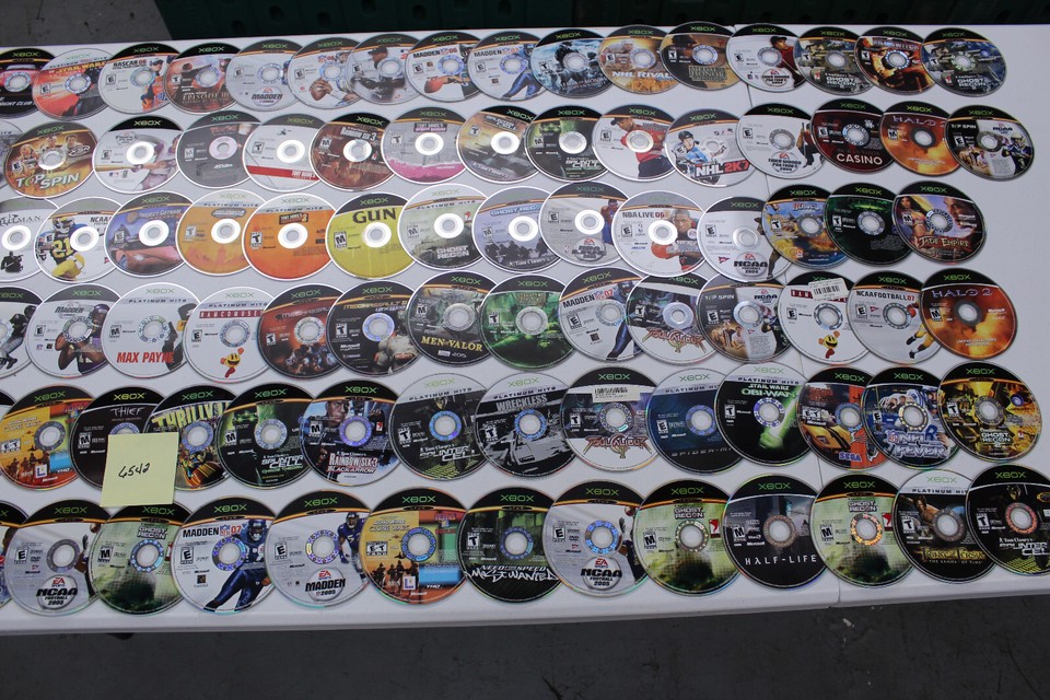 Mixed Lot of 95+ Untested Game Discs for Original Microsoft Xbox - THPS ...