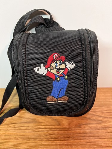 Nintendo DS Super Mario Bros Black Travel Case Carrying Bag Backpack | eBay
