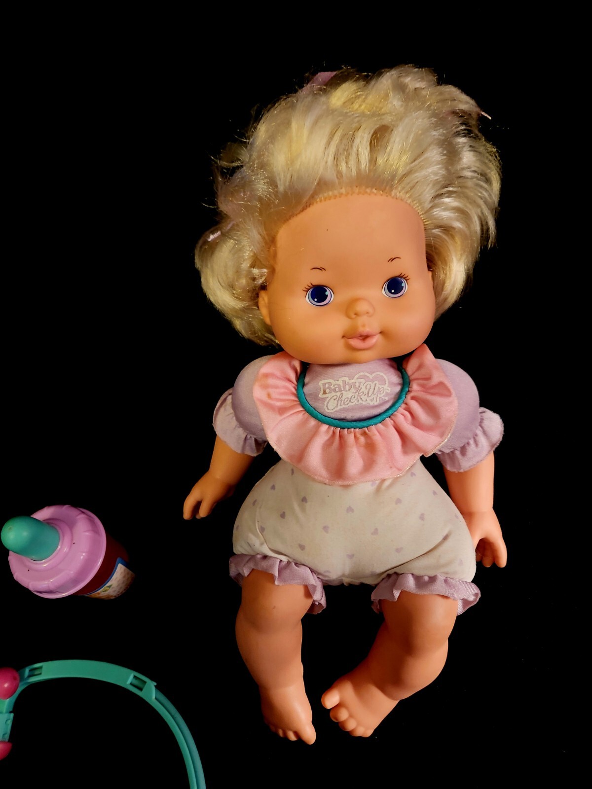 Vtg 1993 Kenner Baby Check-Up Doll Complete Stethoscope DOCTOR KIT ...