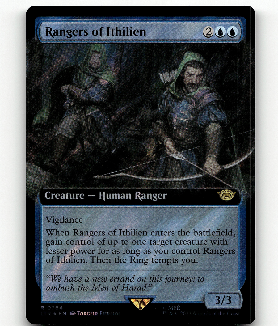 MTG Rangers of Ithilien (Extended Art) (Surge Foil) The Lord of the ...