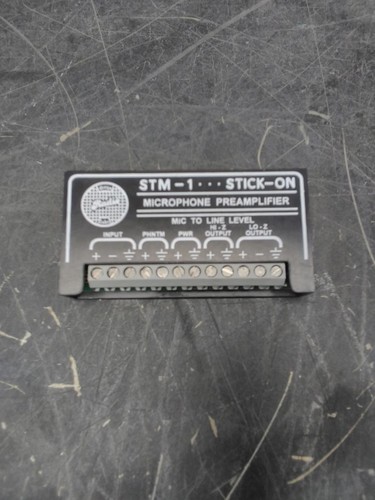 RDL Radio Design Labs STM-1 Stick-On Microphone Preamplifier (58.75-279 ...