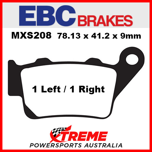 EBC Brakes Husaberg FE600 1995-2001 MXS Sintered Race Rear Brake Pads ...