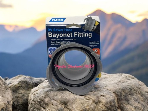 Camco Camper/RV Sewer Hose 4-Prong Bayonet Fitting | Features 3-Inch ...