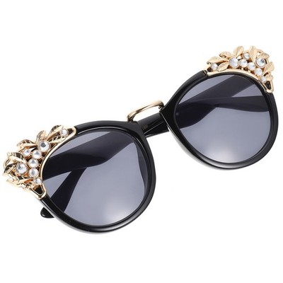 Rhinestone Sunglasses Fashionable Retro Sun Sunglasses For Outdoor ...