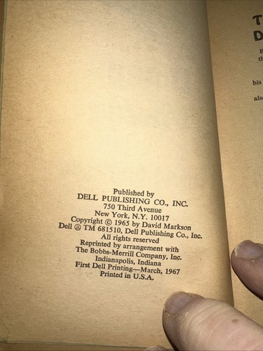 The Ballad of Dingus Magee by Markson, David With Signed Letter By ...