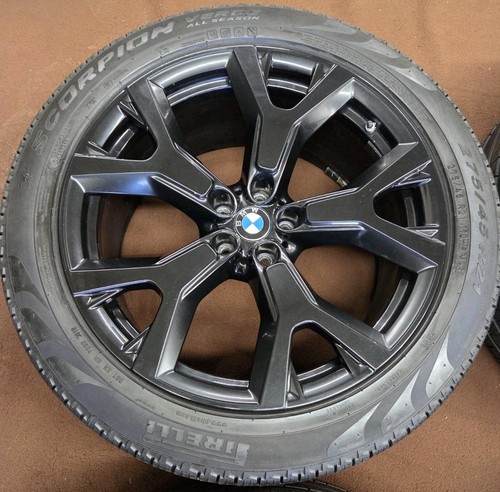 4 21" BMW X7 OEM Black Wheels Rims Tires TPMS G07 X5 G05 X6 752 XB7 | eBay
