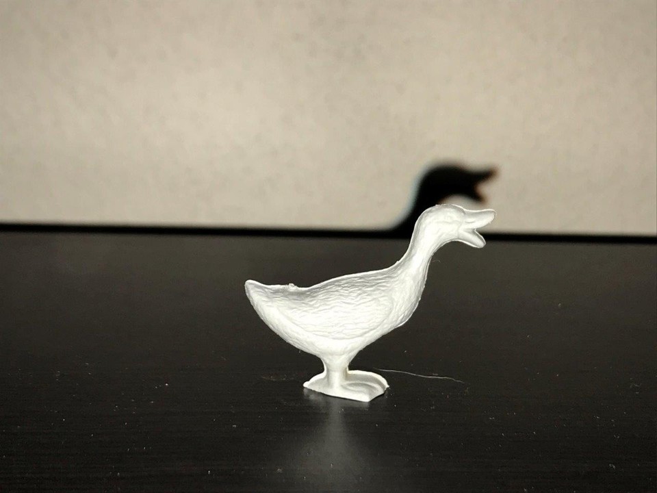 Marx Duck from Farm Playset. Gray plastic 2nd Series 1960s -1970s | eBay