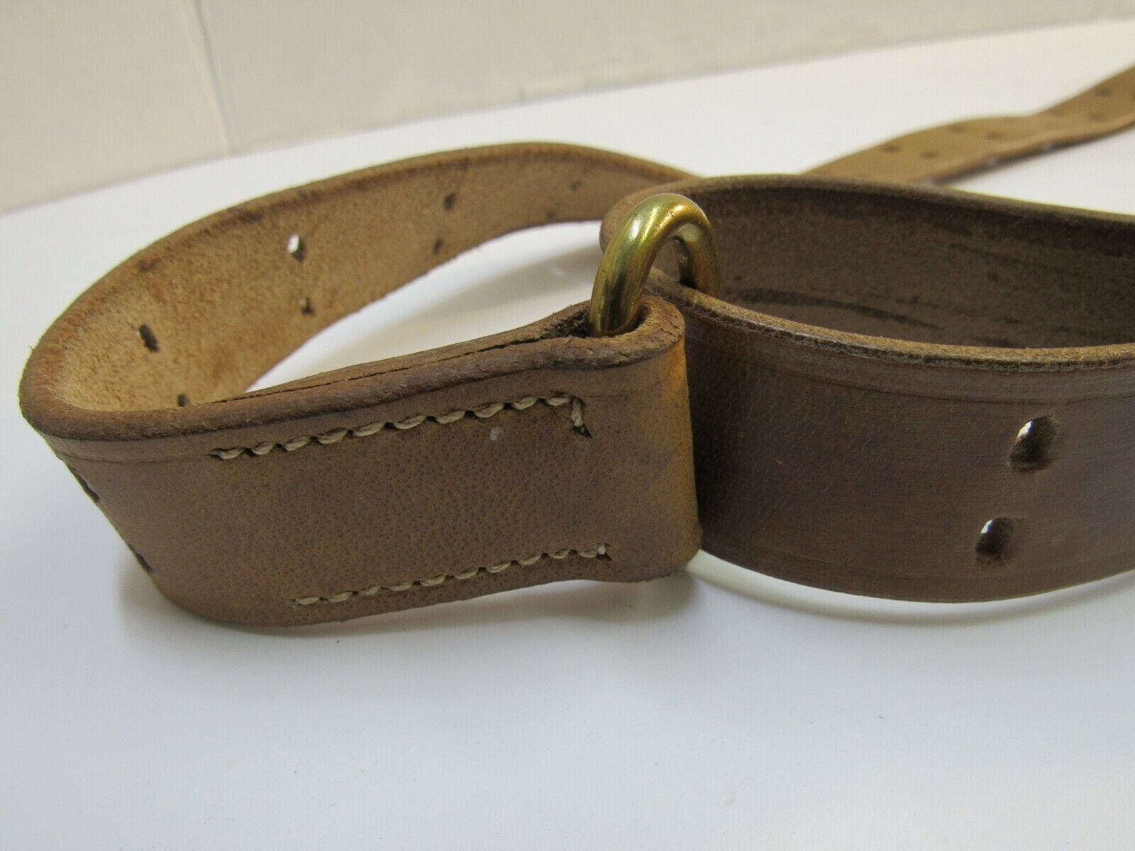 WWI US M1907 Leather Sling M1903 Springfield Marked HOYT 1917 REPRO ...