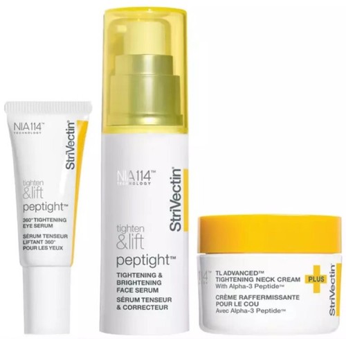 StriVectin Tighten & Light Power Starters Trio Kit for Face, Eye and ...