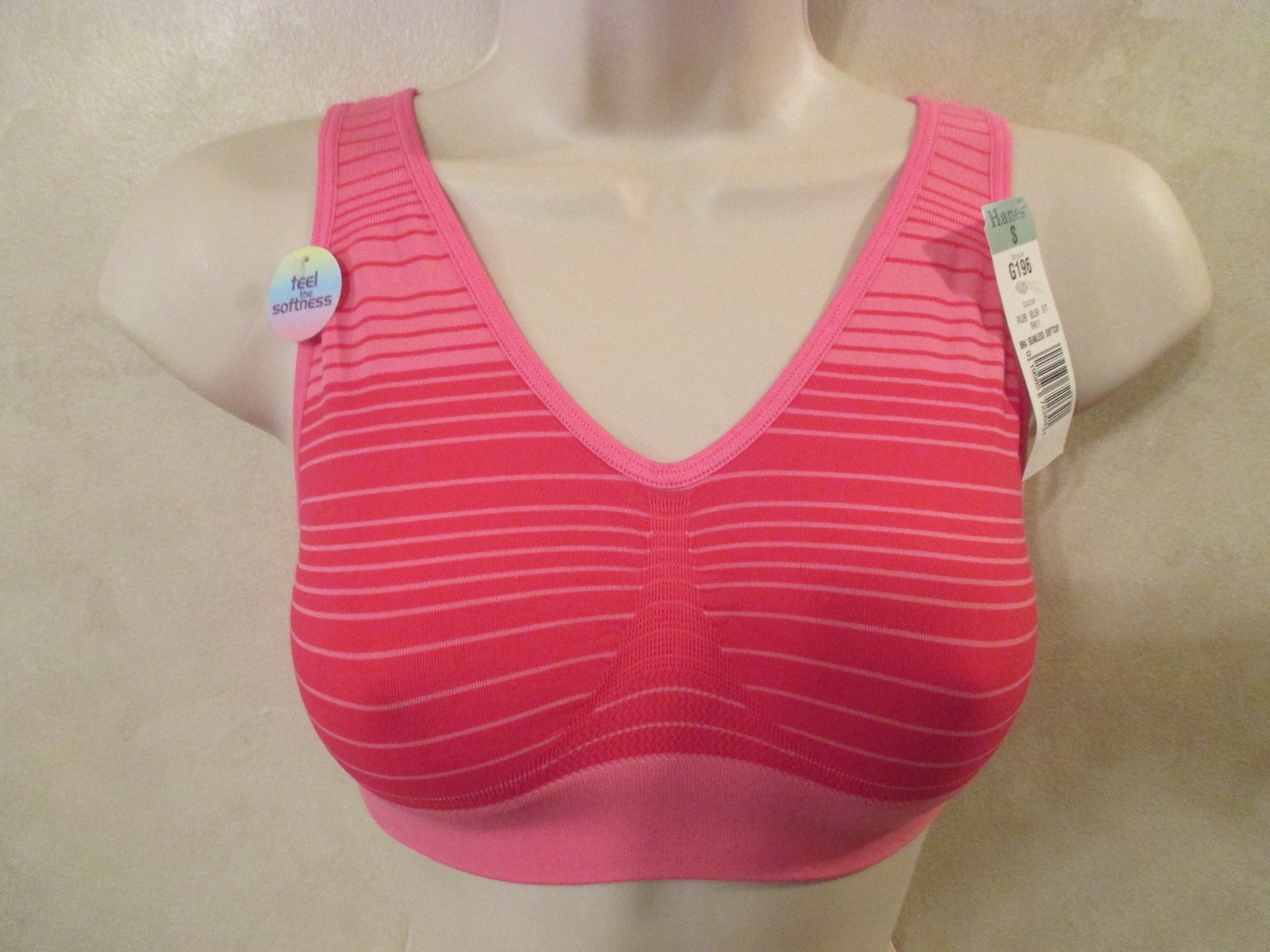 NEW HANES Size S Cozy Comfort Flex Wire Free Bra~34C 36A 36B 36C 38A ...