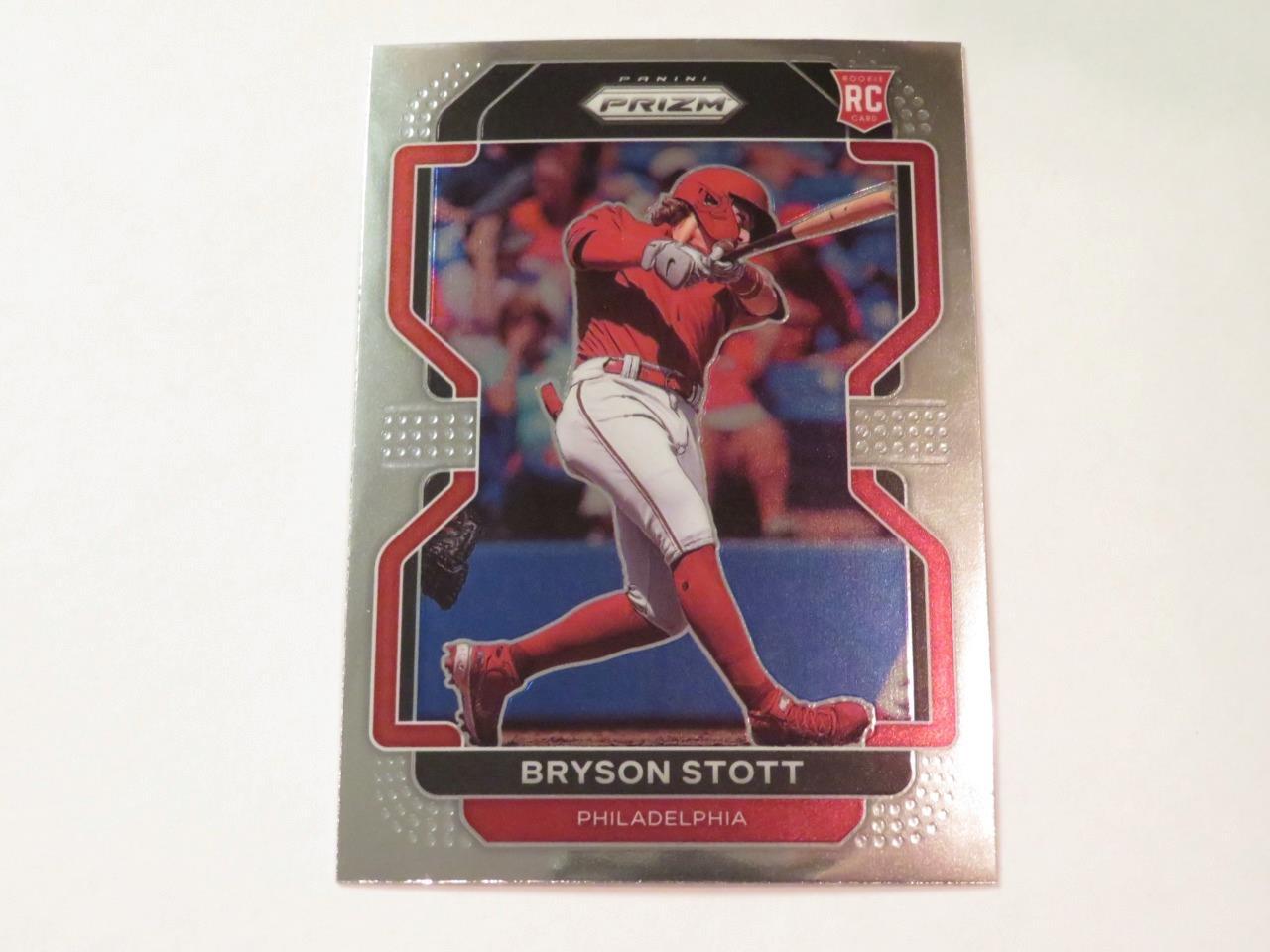 2022 Panini Prizm Baseball Bryson Stott Base Rookie Card #63 Phillies ...