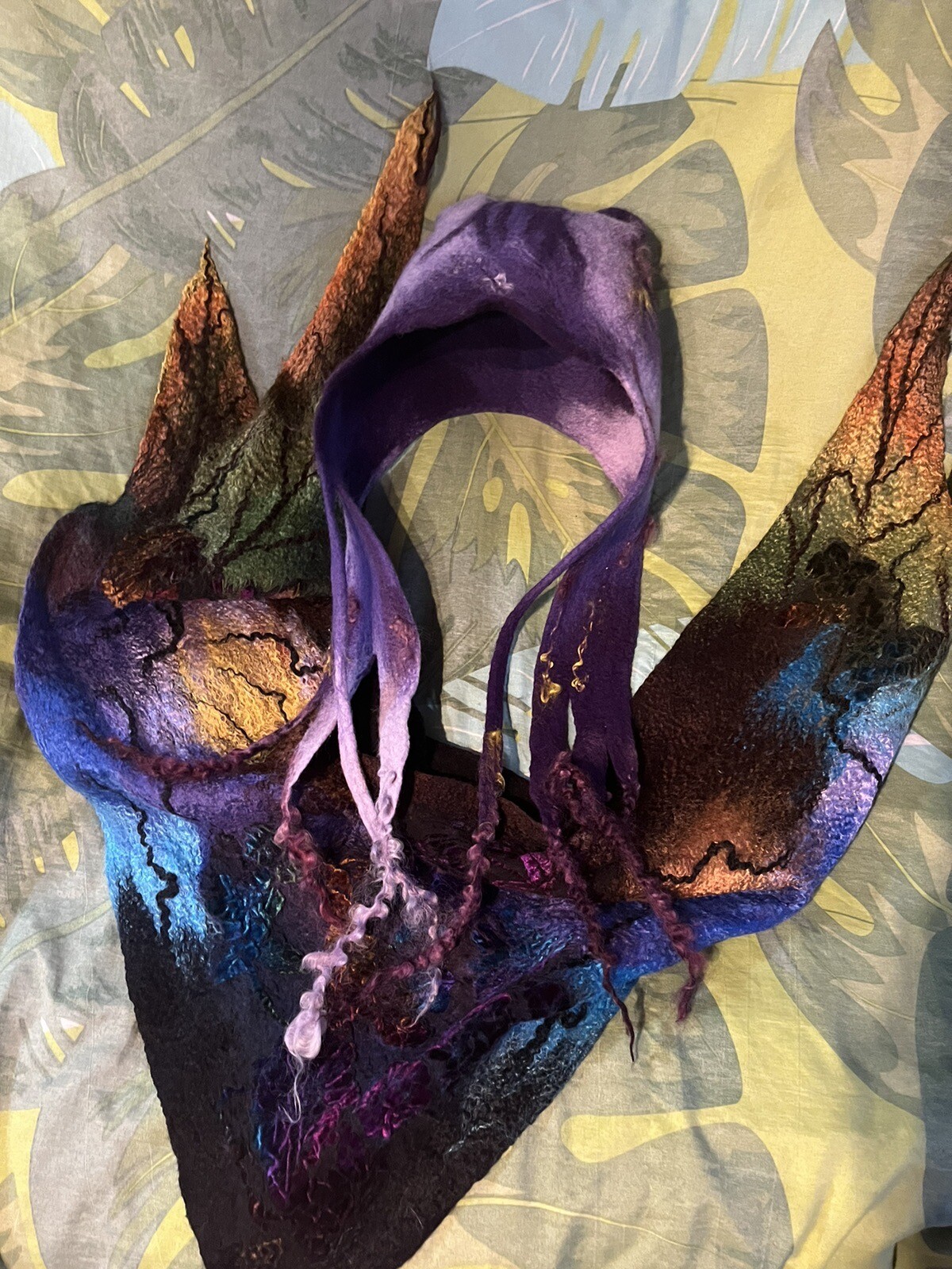 Hat Felted Violet Animals Ears | eBay