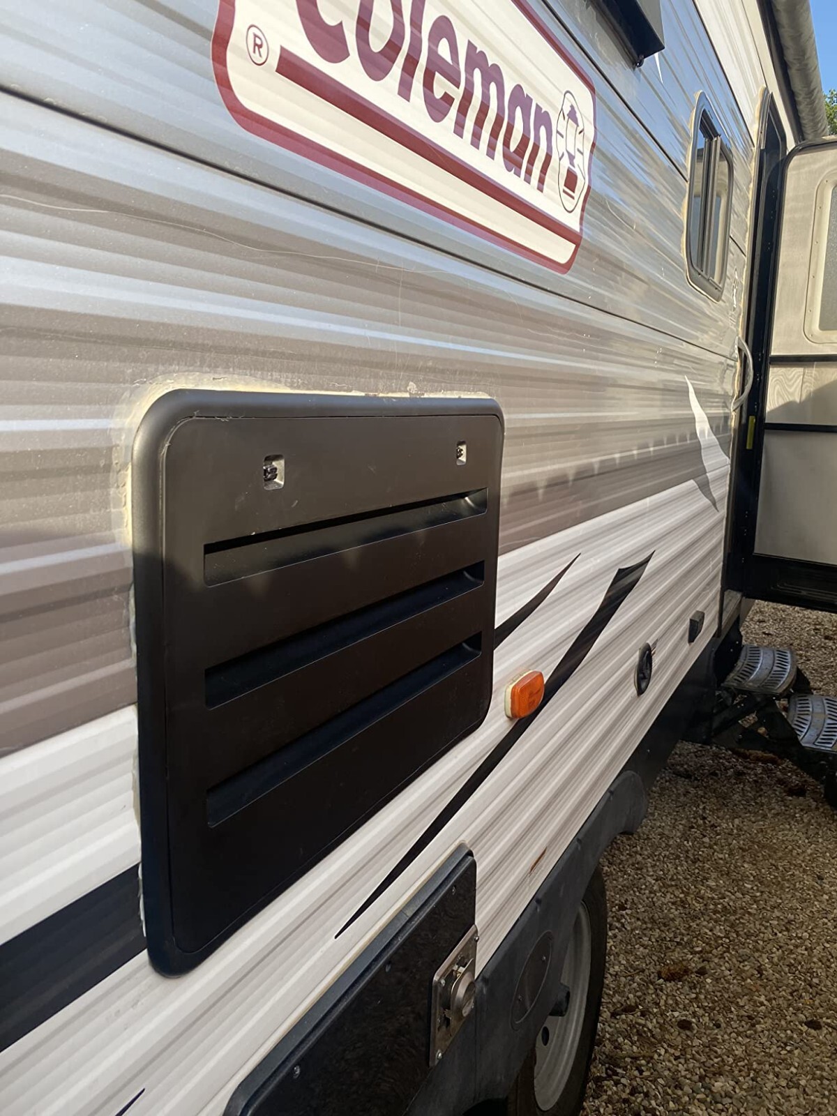 Norcold 621156BK RV Trailer Exterior Refrigerator Side Vent Access Door ...