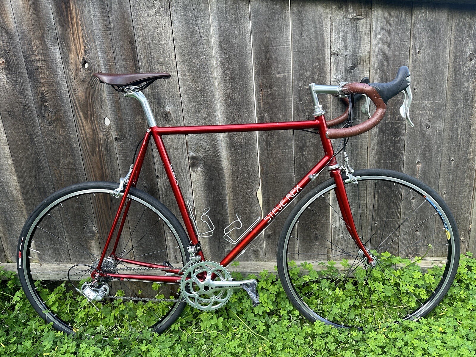 Handmade Steve Rex Fillet Steel 59cm Road Bike, Campagnolo 22, Nitto ...