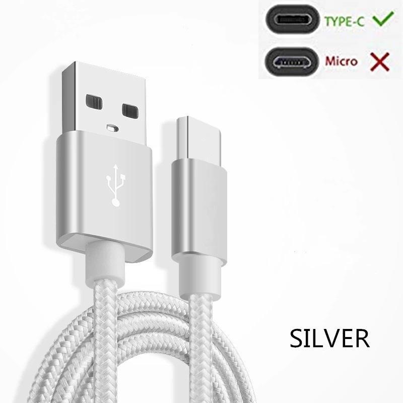 USB-C Cable Type C Lead Fast Charging Heavy Duty Phone Charger Data ...