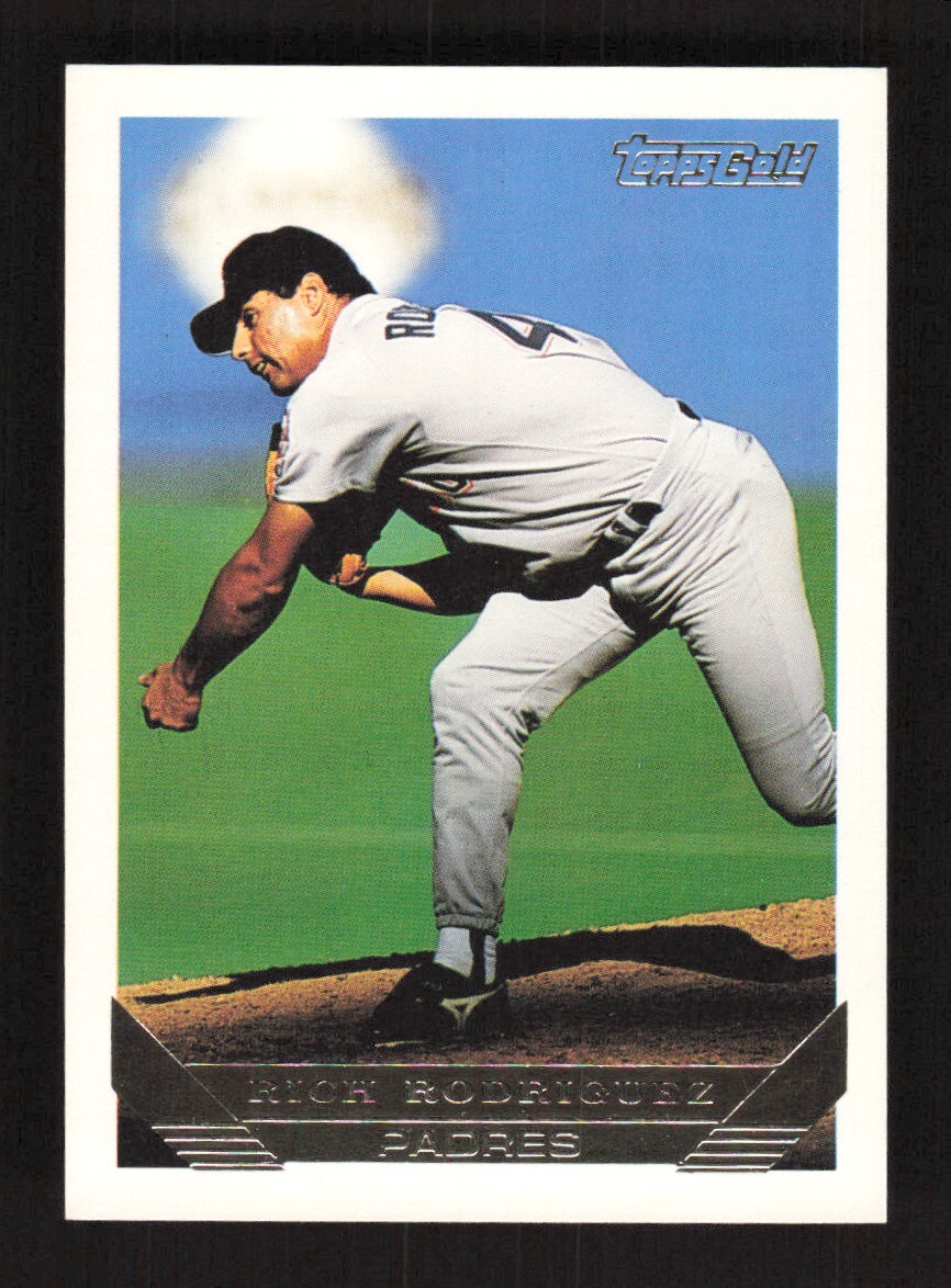 1993 Topps Gold Baseball Rich Rodriguez #693 San Diego Padres | eBay