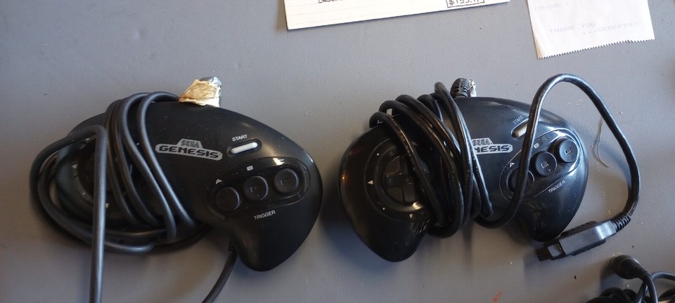 Sega Genesis Core 2 In Original Box With 2 controllers with PGA golf | eBay