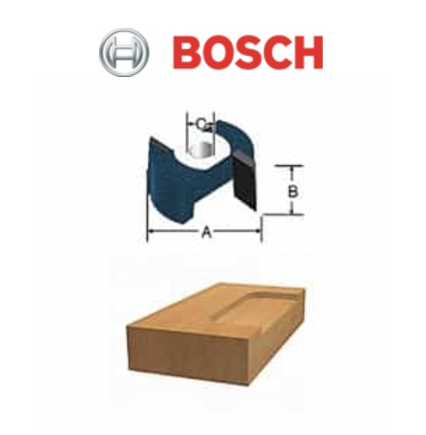 Bosch 85249M 1/2” Carbide Tipped Hinge Mortising Router Bit for sale ...