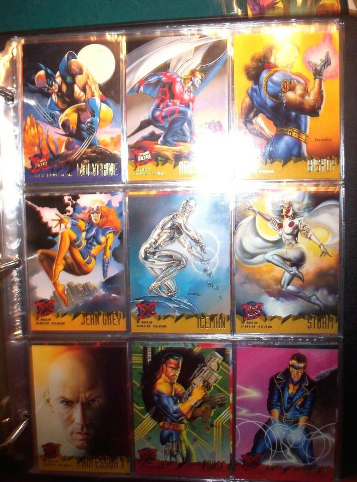 1995 Fleer Ultra X-Men BASE 150 CARD Set WOLVERINE SPRING BREAK MARVEL ...