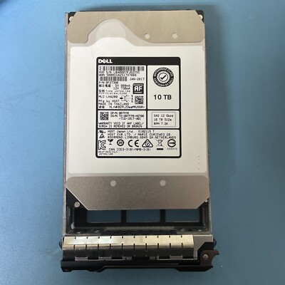 Dell 10TB 3.5'' 7.2K 512e 12Gbps SAS Hard Drive LFF HDD 07FPR ...