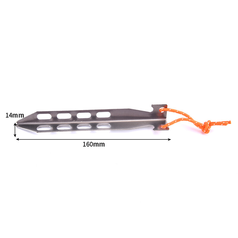 Titanium Tent Stakes Lightweight Snowfield V Shape Metal Not Rust Tent ...