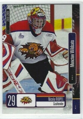 2008-09 Moncton Wildcats (QMJHL) Nicola Riopel (goalie) | eBay