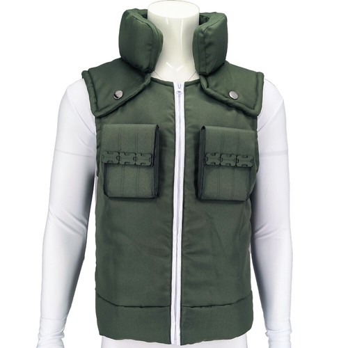 Anime Kakashi Cosplay Vest Halloween Costume Adult Men Sleeveless ...