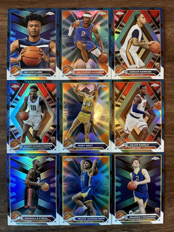 2023-24 TOPPS CHROME NBA - PARALLEL SETS BUILDER - YOU PICK (1-198) 50% ...