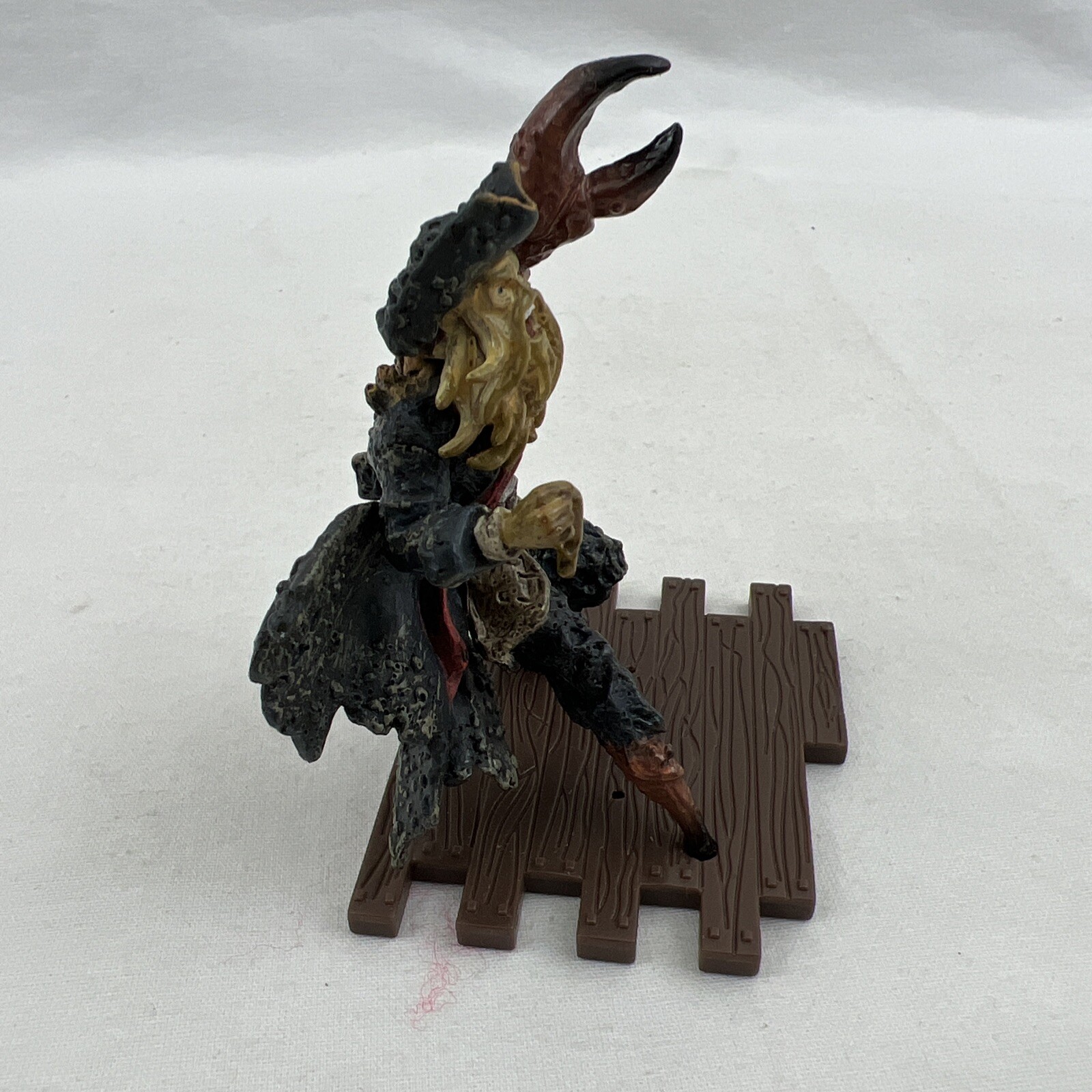 Disney Pirates of the Caribbean Davy Jones Figure on wooden floor stand ...