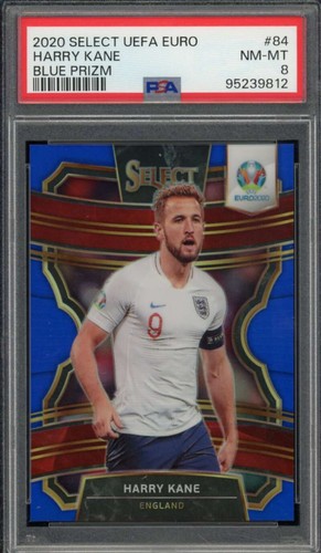 Harry Kane Card 2020 Select UEFA Euro Blue Prizm #84 PSA 8 | eBay