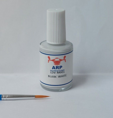 For LDV Code M001 BLANC WHITE Touch up Paint+ Free Fine Tipped Brush ...
