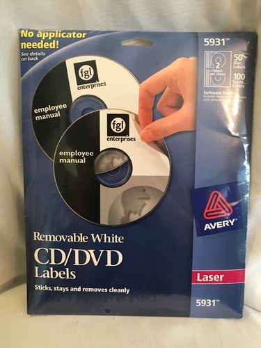 Avery Dennison 5931 CD Label 72782059316| eBay