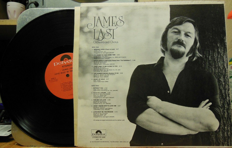 James Last "Love Must Be The Reason" POLYDOR LP #PD-5509 EX | eBay