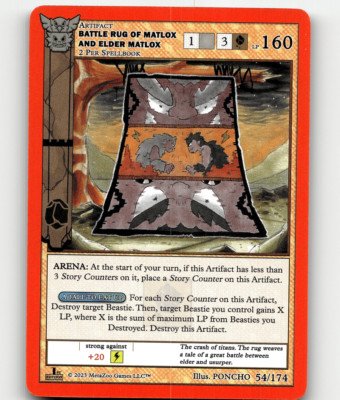 MetaZoo Battle Rug of Matlox and Elder Matlox 54/174 Native First ...