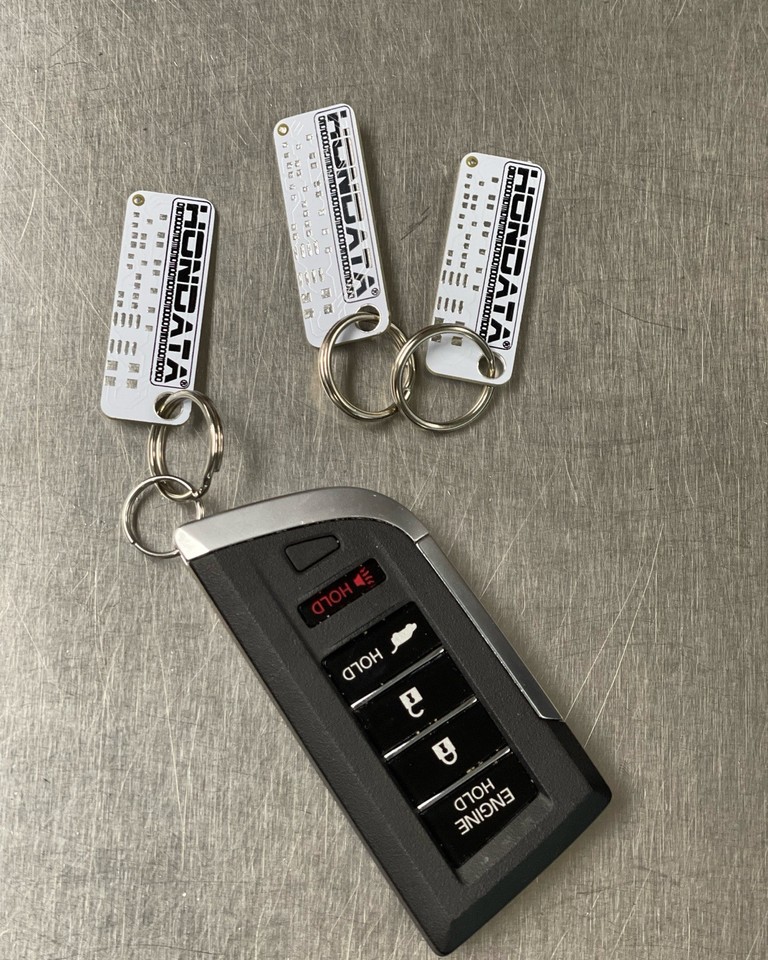 Honda Hon Data Keychain Tag | eBay
