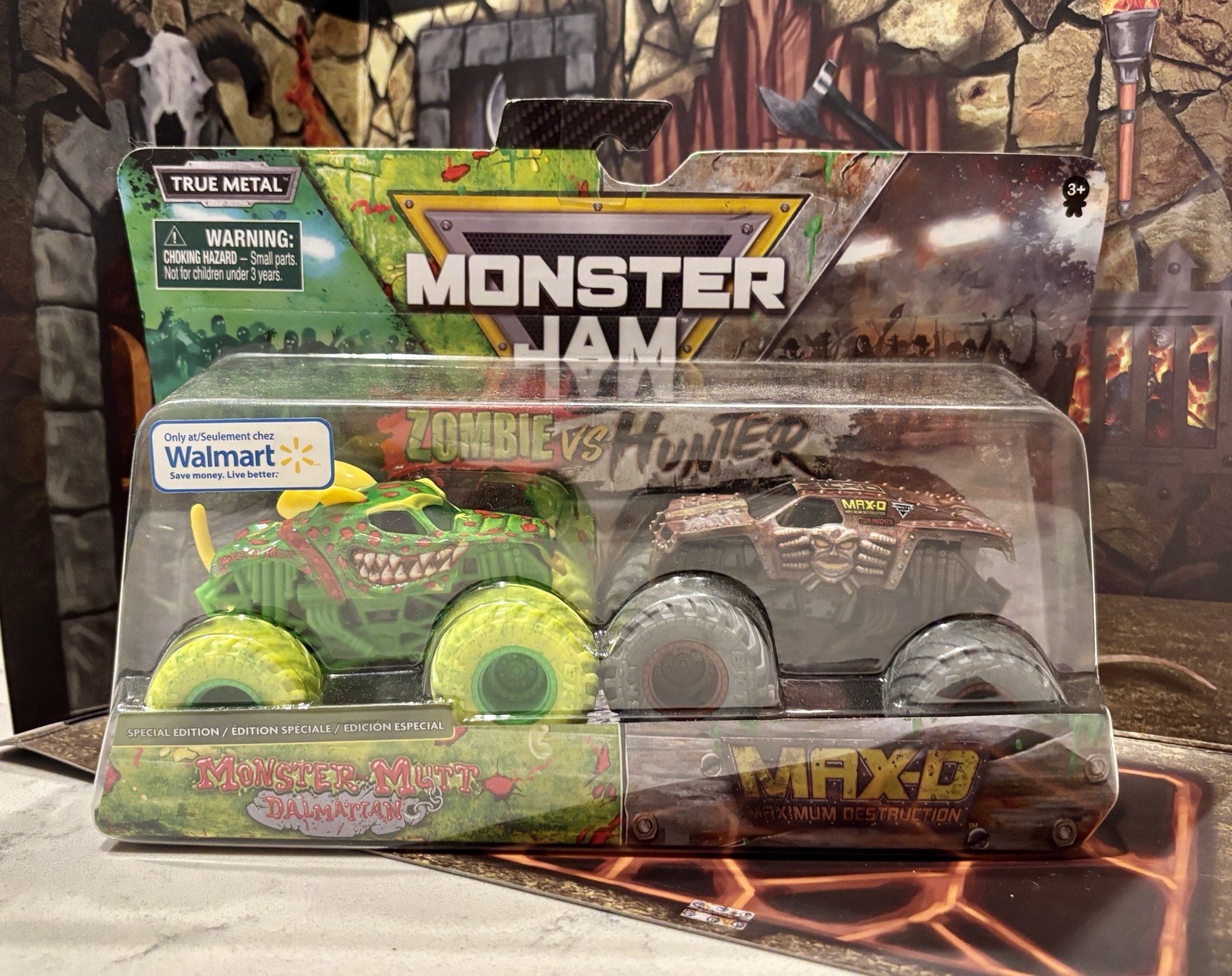 Monster Jam Zombie VS Hunter Set - Monster Mutt D & Max D - 2020 VHTF ...