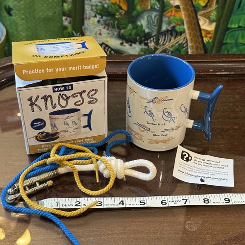 How To Tie Knots Mug - Learn to Make 8 Different Knots Sipping Coffee ...