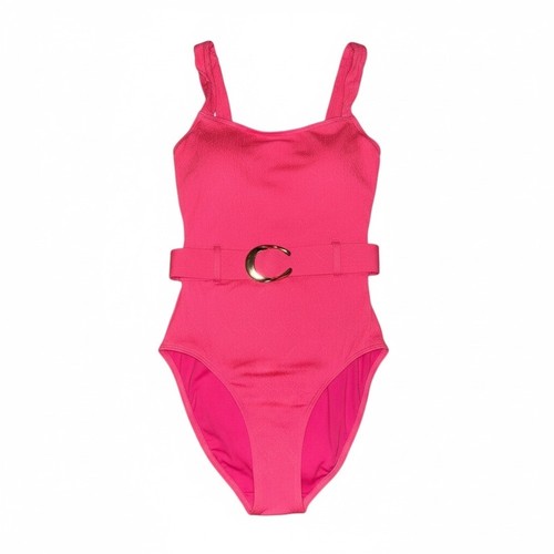 Pink Lily Women's One Piece Swimsuit in Vibrant Pink | eBay