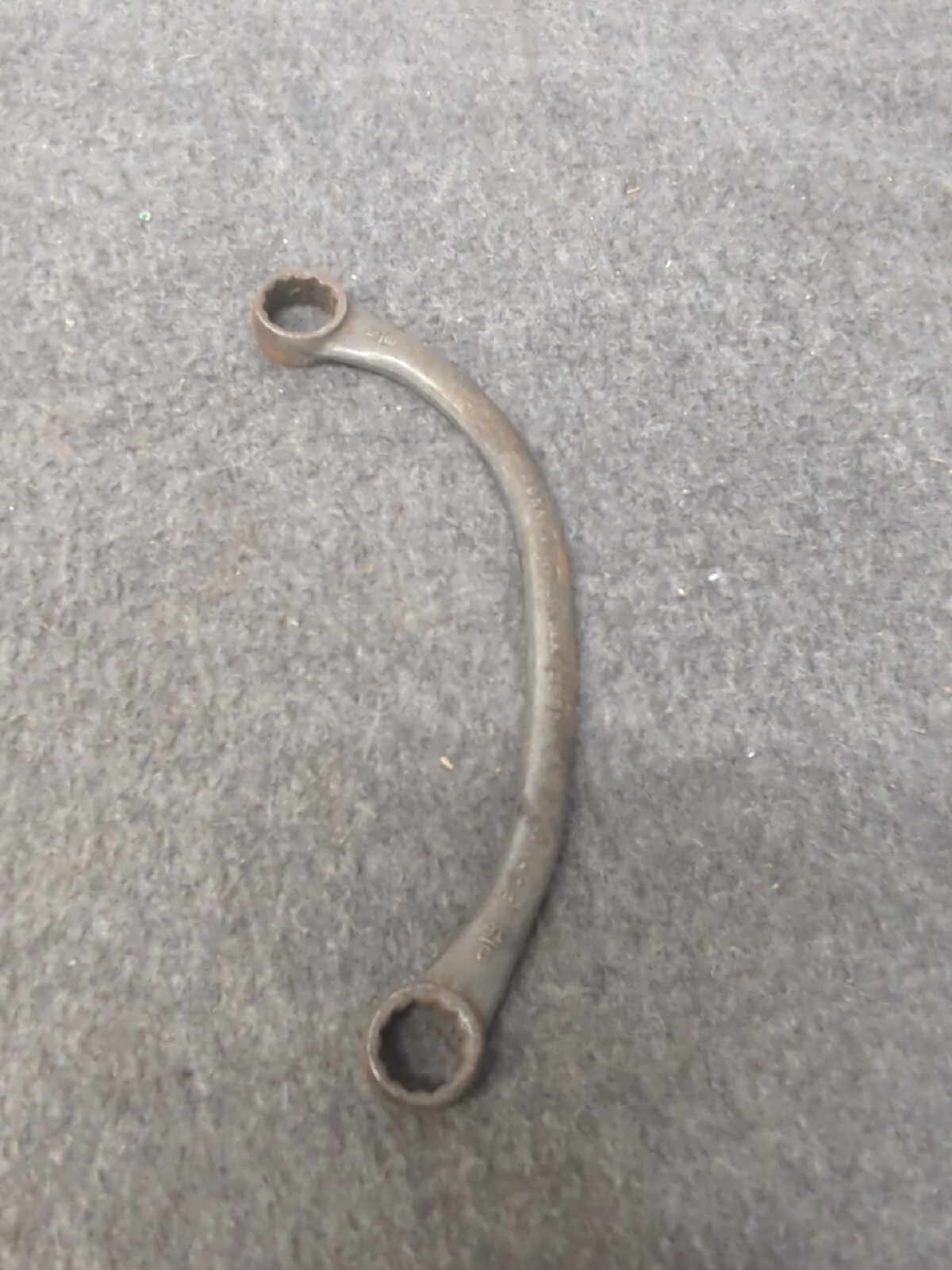 Vintage Bonney 2881 5/8" 9/16" Distributor Tool Box End Wrench Curved ...