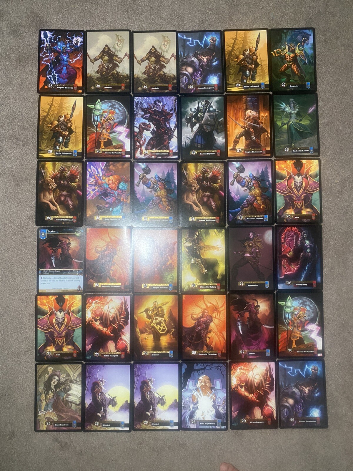 Vintage World of Warcraft TCG Bundle Lot Upper Deck BLIZZARD | eBay